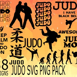 Judo SVG PNG Design Bundle Judo Lover, Judo Vector, Fighting Judo, Judo ...