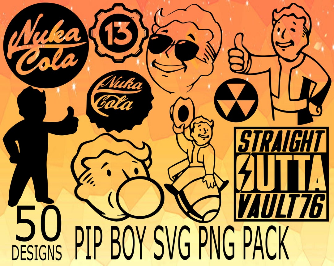 Pip Boy Decals SVG PNG Design Bundle Cricuit Design Pack Cricuit Nuke ...