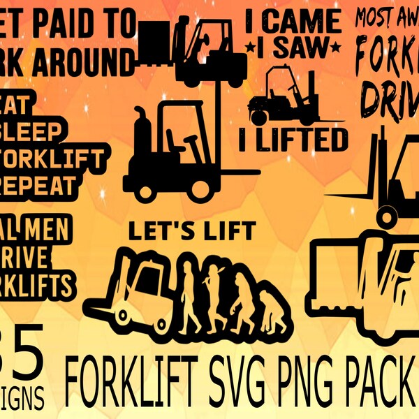Certified Forklift Svg - Etsy
