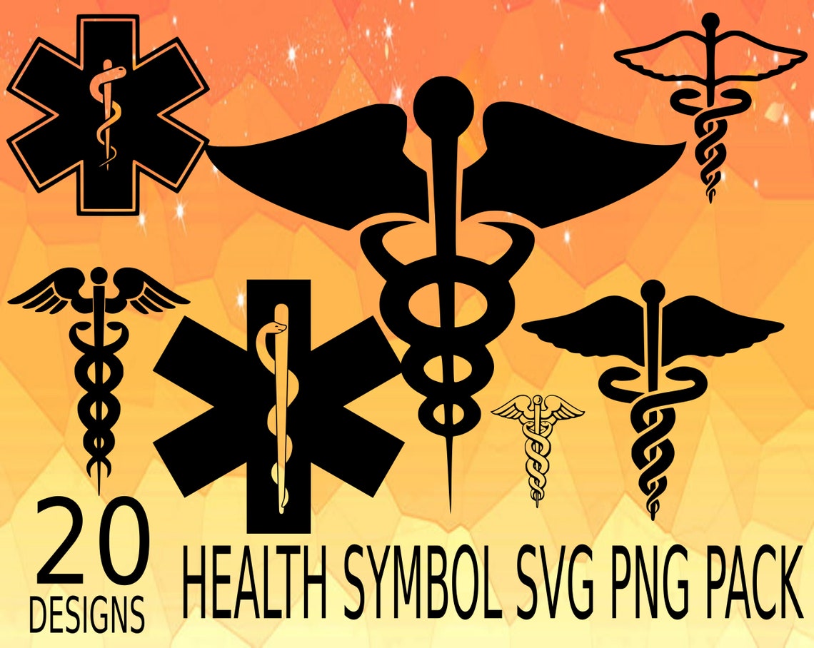 Health Symbol SVG PNG Design Bundle Cricuit Design Pack Medic - Etsy