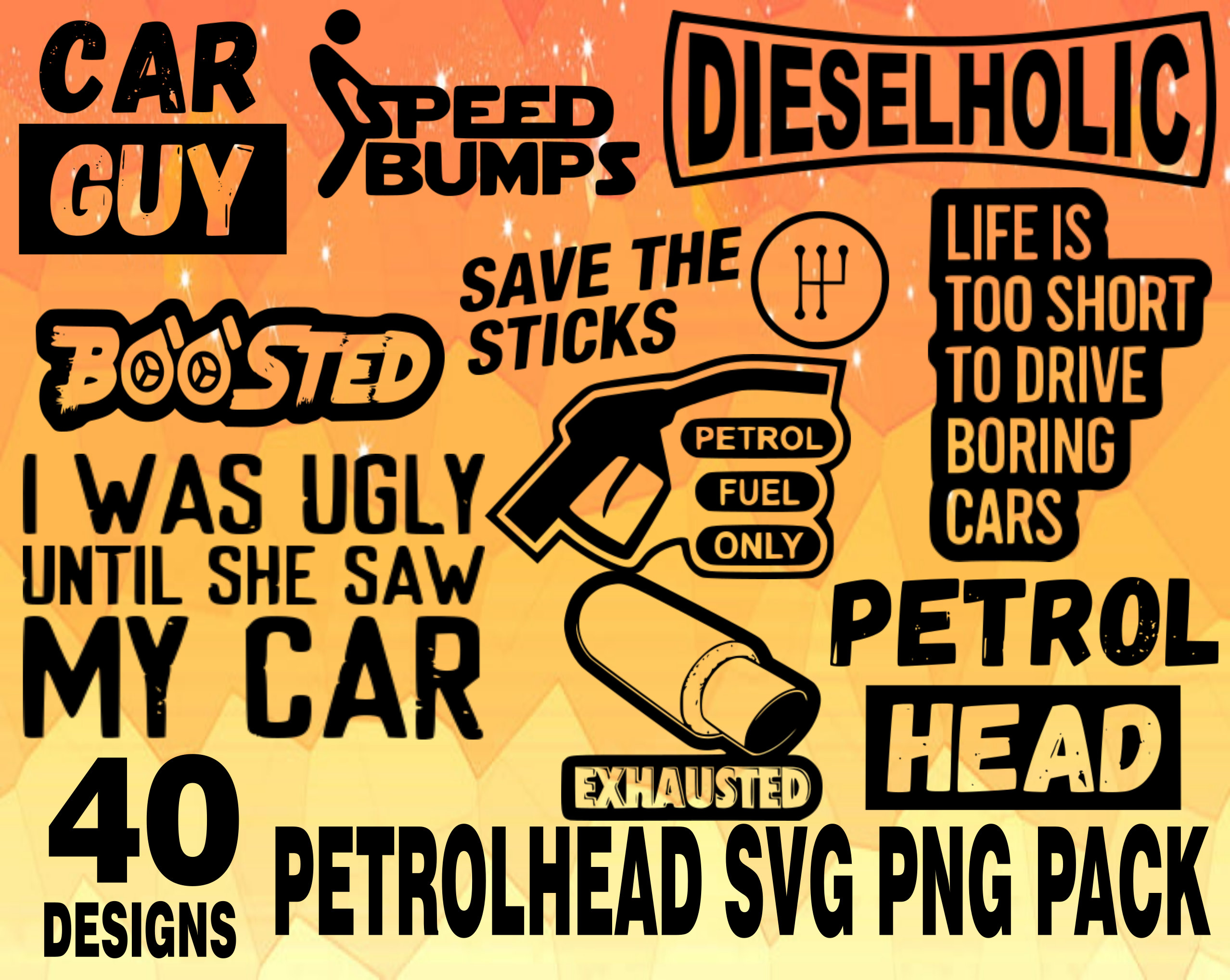 Petrol Head SVG PNG Vector Pack Svg Png Bundle Car Funny - Etsy Canada