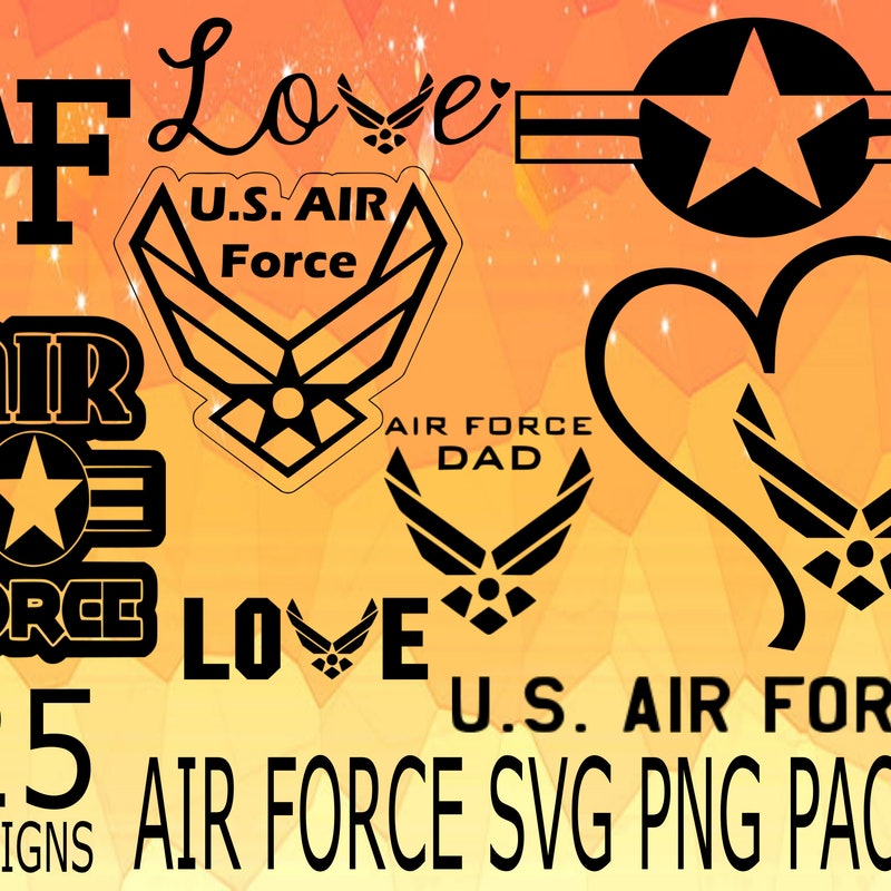Air Force Svg - Etsy