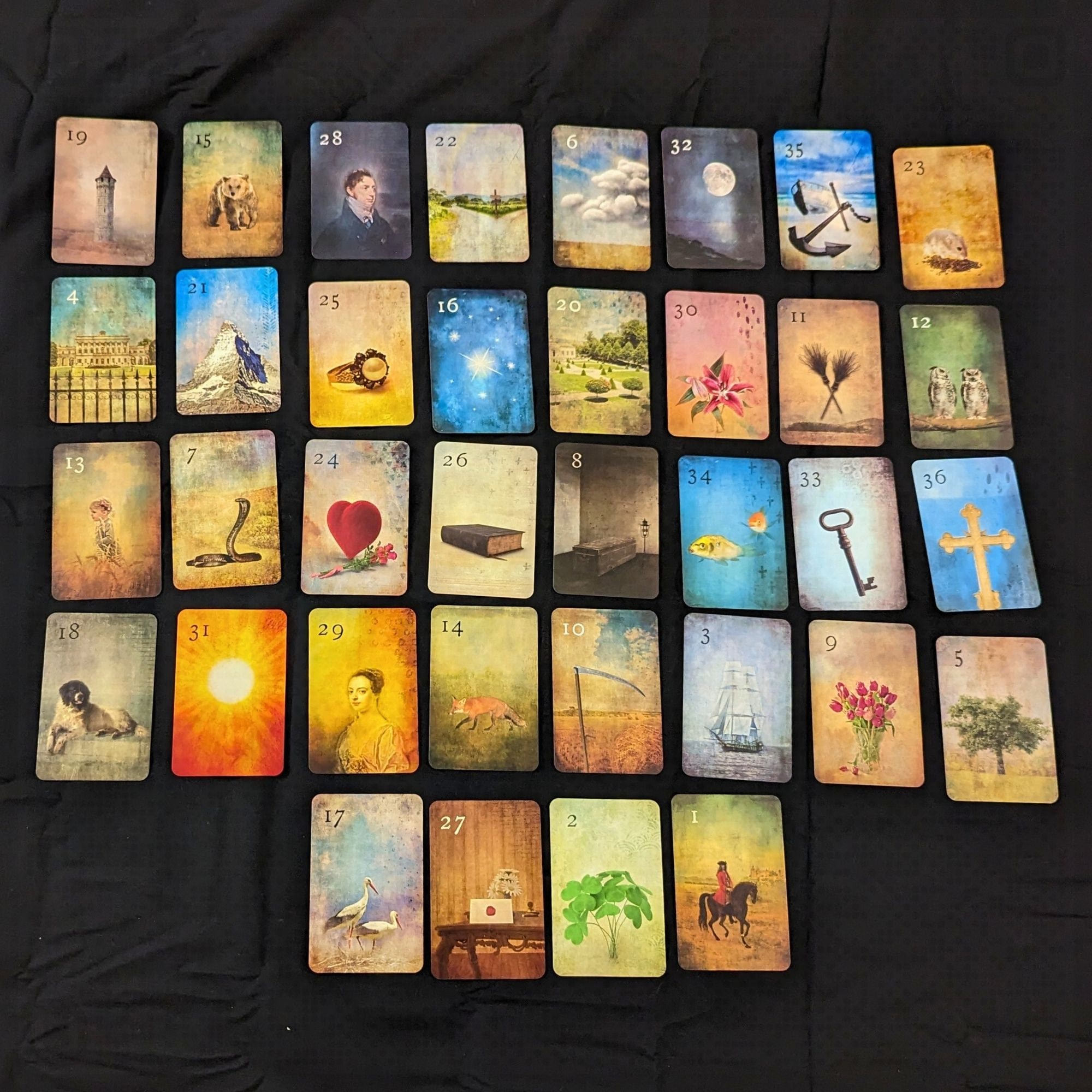 The Grand Tableau King of the Lenormand Spreads - Etsy