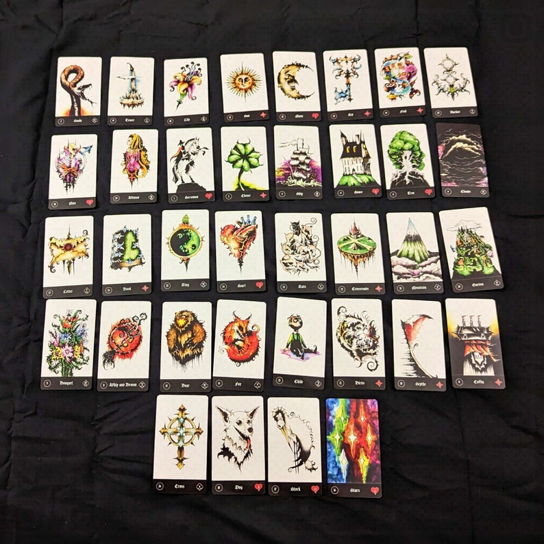 The Grand Tableau King of the Lenormand Spreads - Etsy