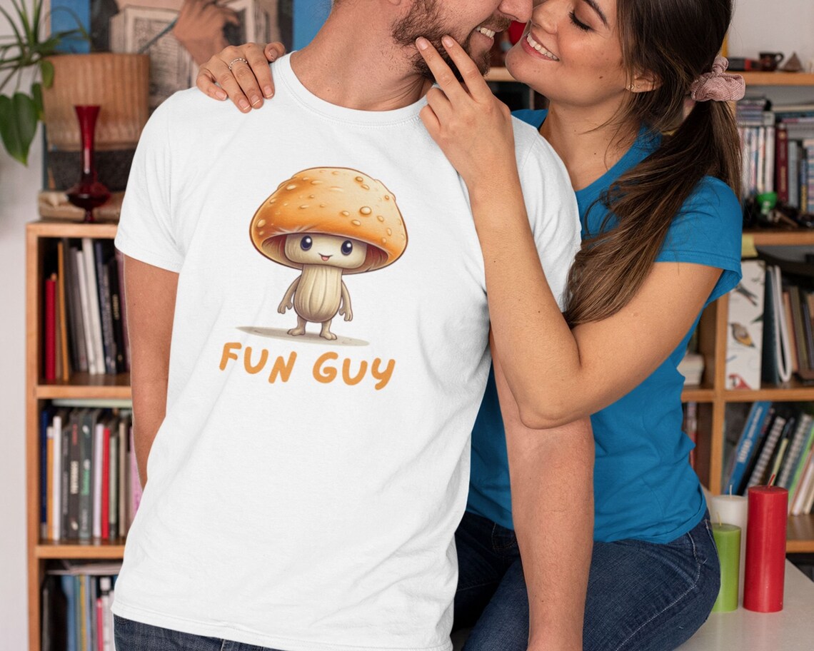 Fun Guy Shirt, Funny T Shirt, Mushroom Shirt, Funny Meme Tee, Meme ...