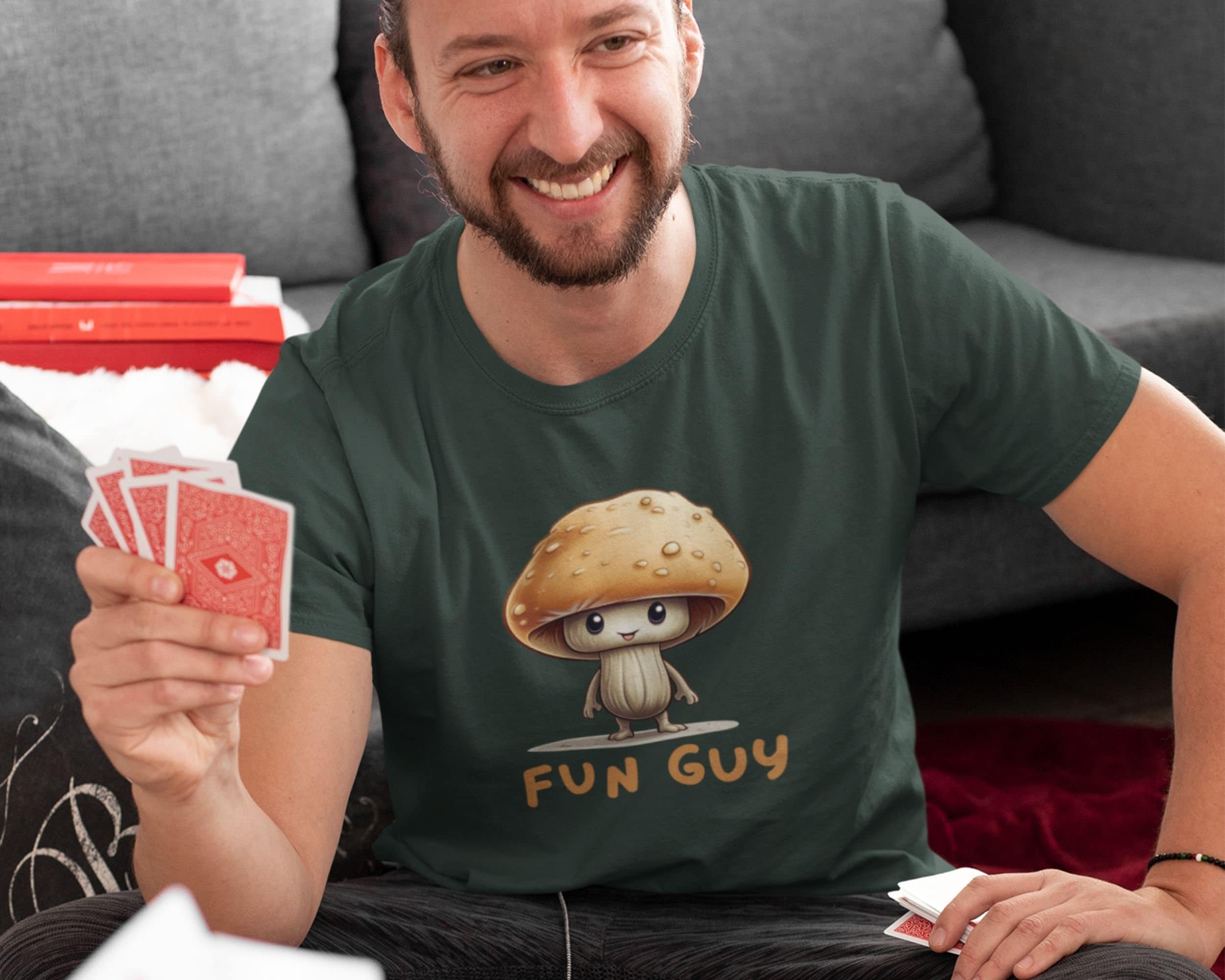 Fun Guy Shirt, Funny T Shirt, Mushroom Shirt, Funny Meme Tee, Meme ...