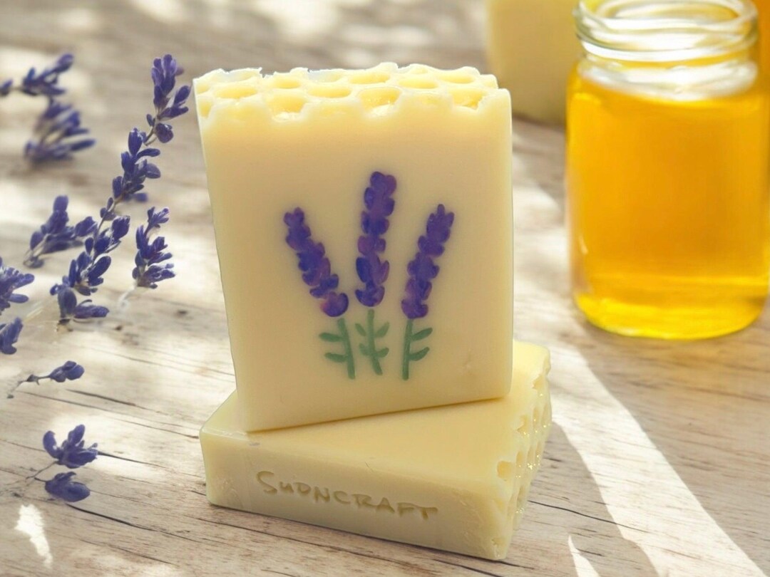 Lavender Woods & Honey Handcrafted Soap Bar - Etsy