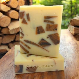 Cracking Birchwood Handcrafted Soap Bar - Etsy