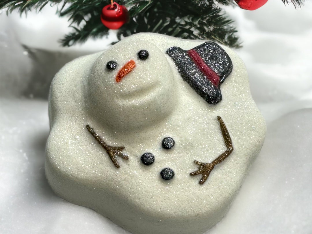 Melting Frosty the Snowman Bath Bomb - Etsy