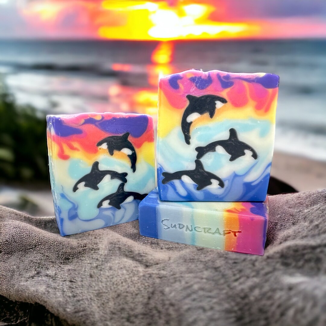 Orca Sunset Handcrafted Soap Bar - Etsy