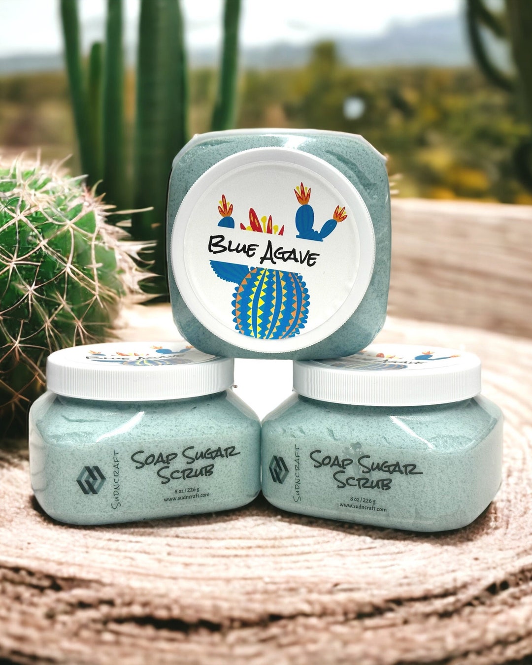 Blue Agave Soap Sugar Scrub - Etsy