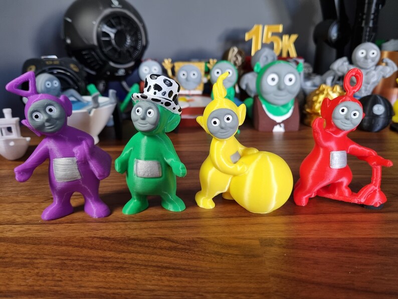 Teletubbies Thomas Set 3D Printed Cursed 3D Prints | Etsy UK