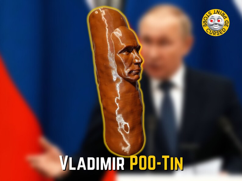 Vladimir Poo-tin Cursed Gift Russia Putin Meme - Etsy