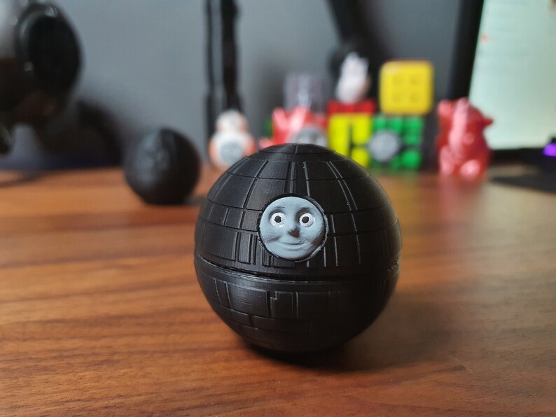 Thomas The Death Star 3D Printed Cursed 3D Prints | Etsy
