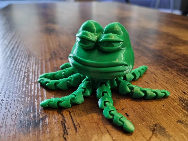 Pepepus Pepe the Frog X Octopus Cursed 3D Prints - Etsy Israel