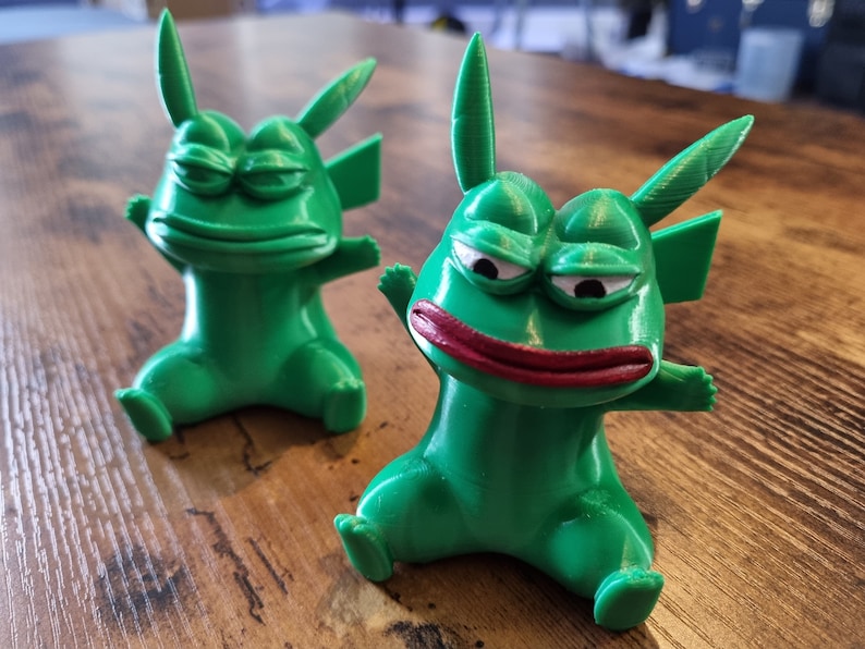 Pepechu Pepe the Frog X Pikachu Cursed 3D Prints Pokemon | Etsy