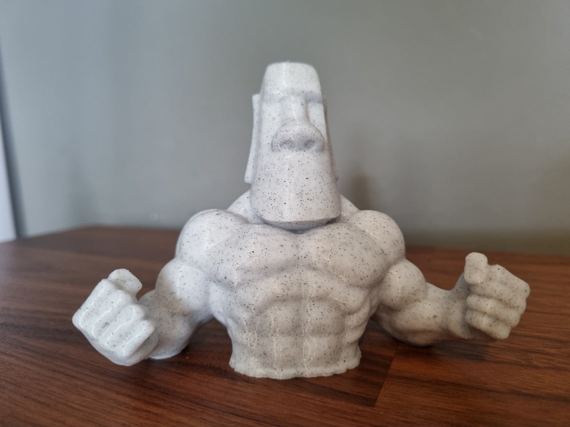 Buff Moai Statue Cursed Gift Easter Island Moai Head - Etsy UK