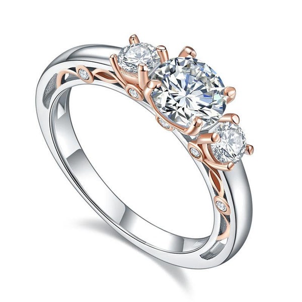 Two Tone Ring - Etsy