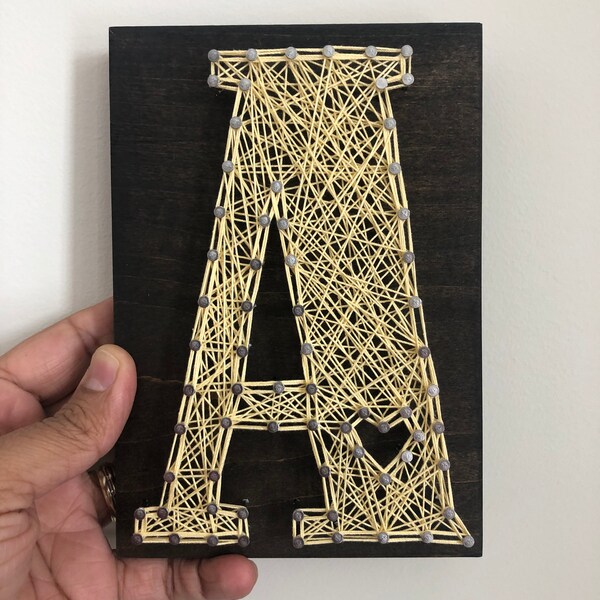 String Art Alphabet - Etsy