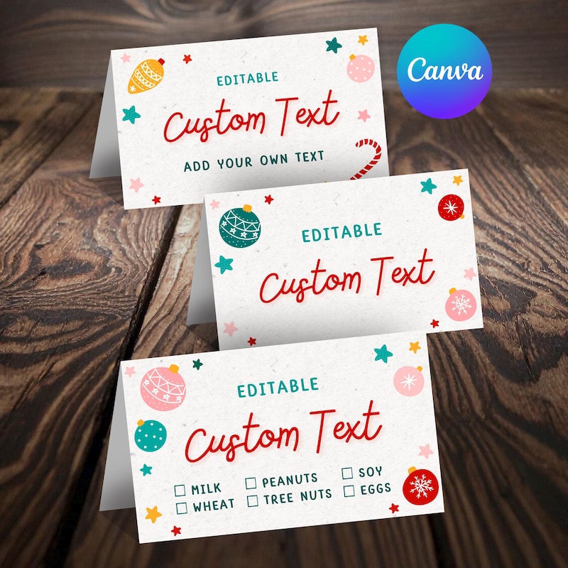 Buffet Name Tag - Etsy