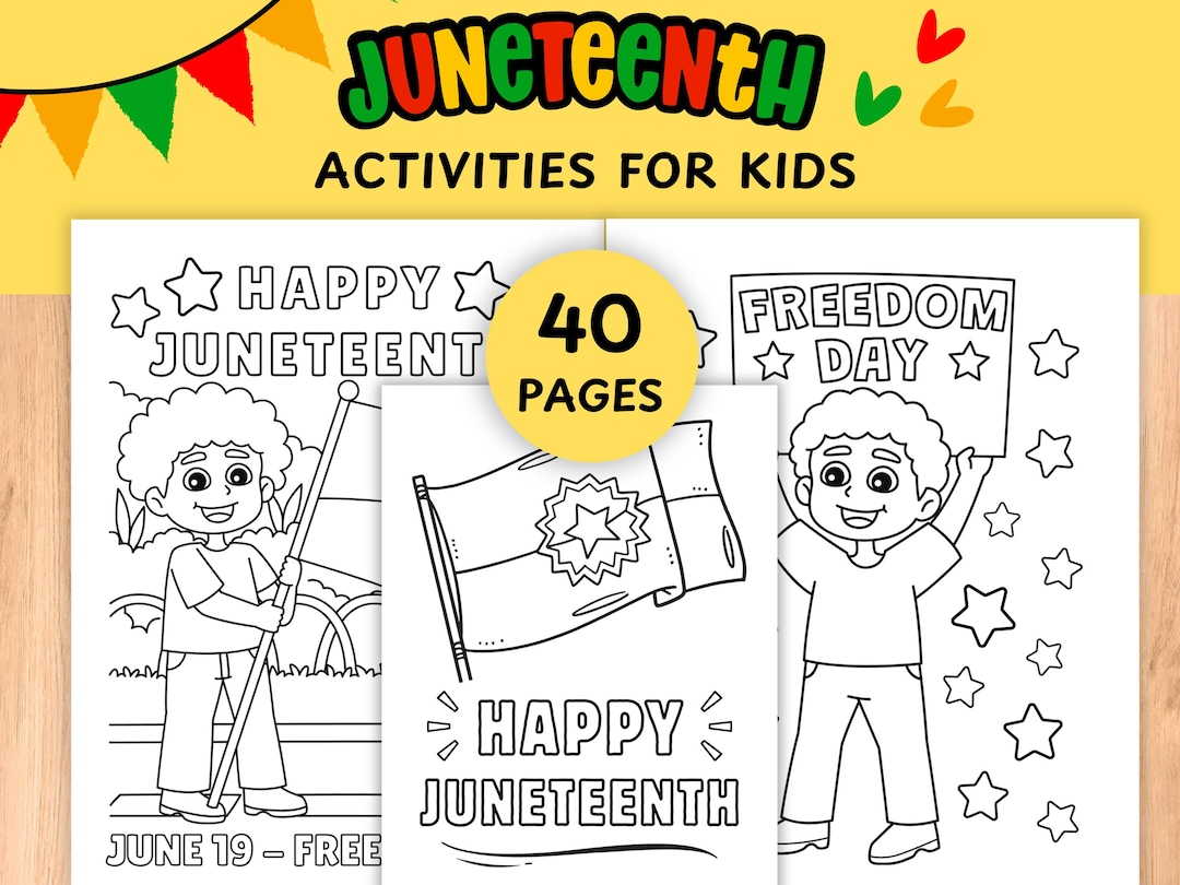 Juneteenth Craft, Juneteenth Coloring Pages, Juneteenth Color Sheet ...
