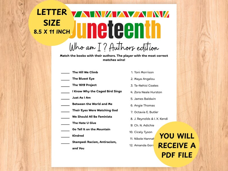 Juneteenth Games, Juneteenth Trivia, Juneteenth Activities, Black ...