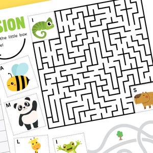 Reading Comprehension Printable Games & Puzzles for 1st Grade, Pre-k ...