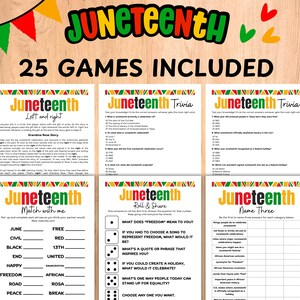 Juneteenth Games, Juneteenth Trivia, Juneteenth Activities, Black ...