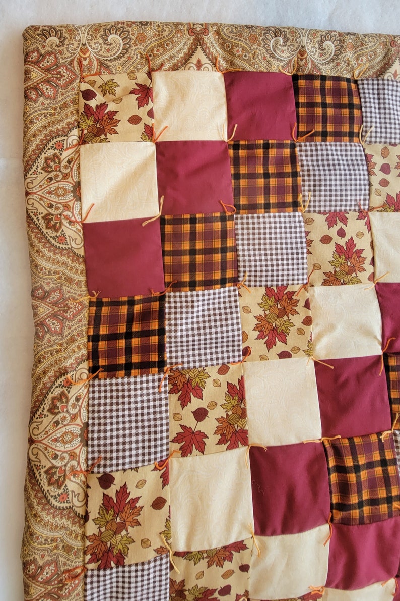 Autumn Leaves Baby Quilt (BQ17) - Etsy