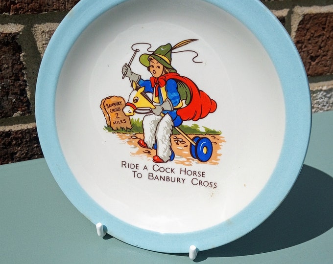 Nursery Rhyme Plate Made for NHS. Nurseryware Plate - Etsy UK