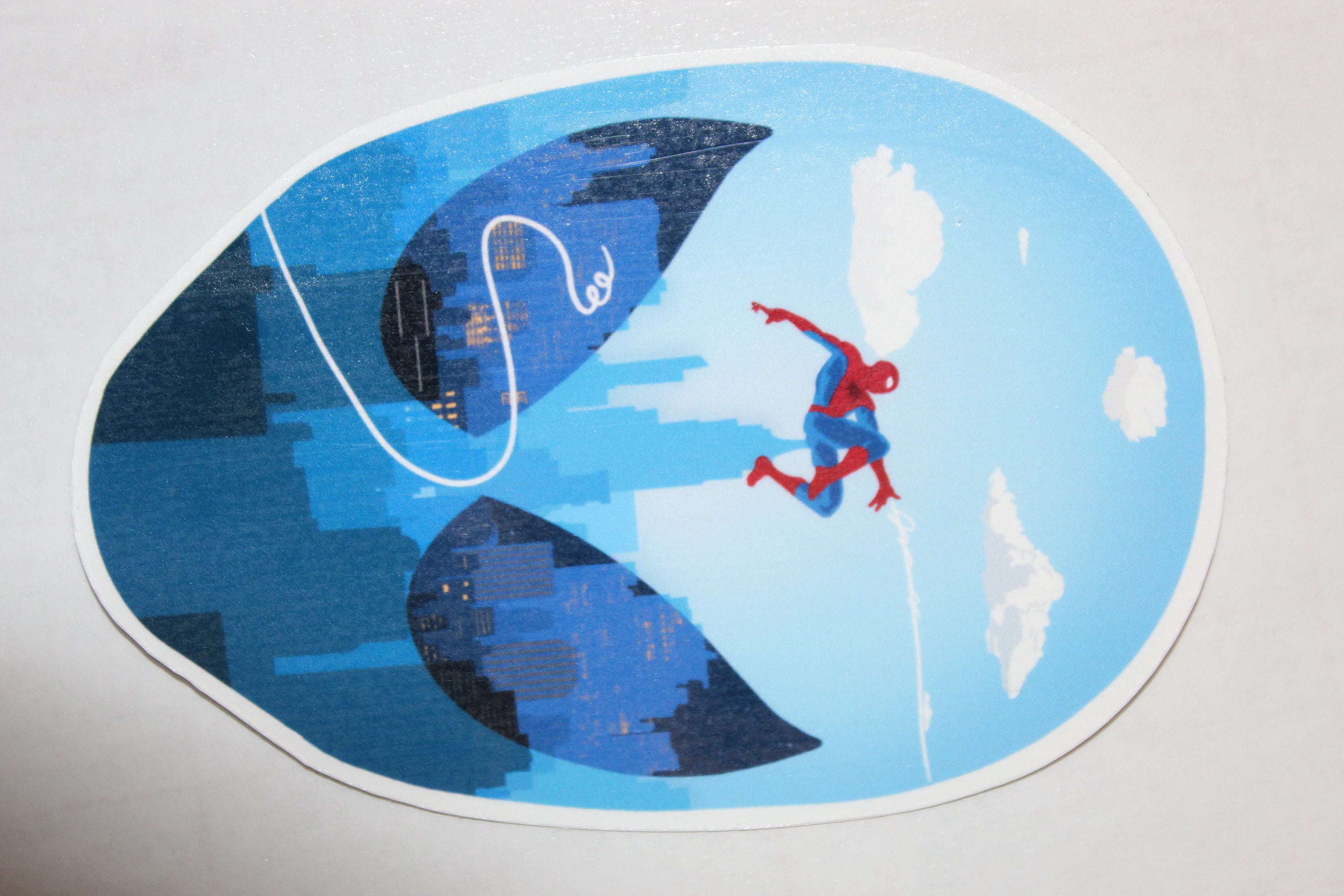 Spider-man Mask Sticker - Etsy