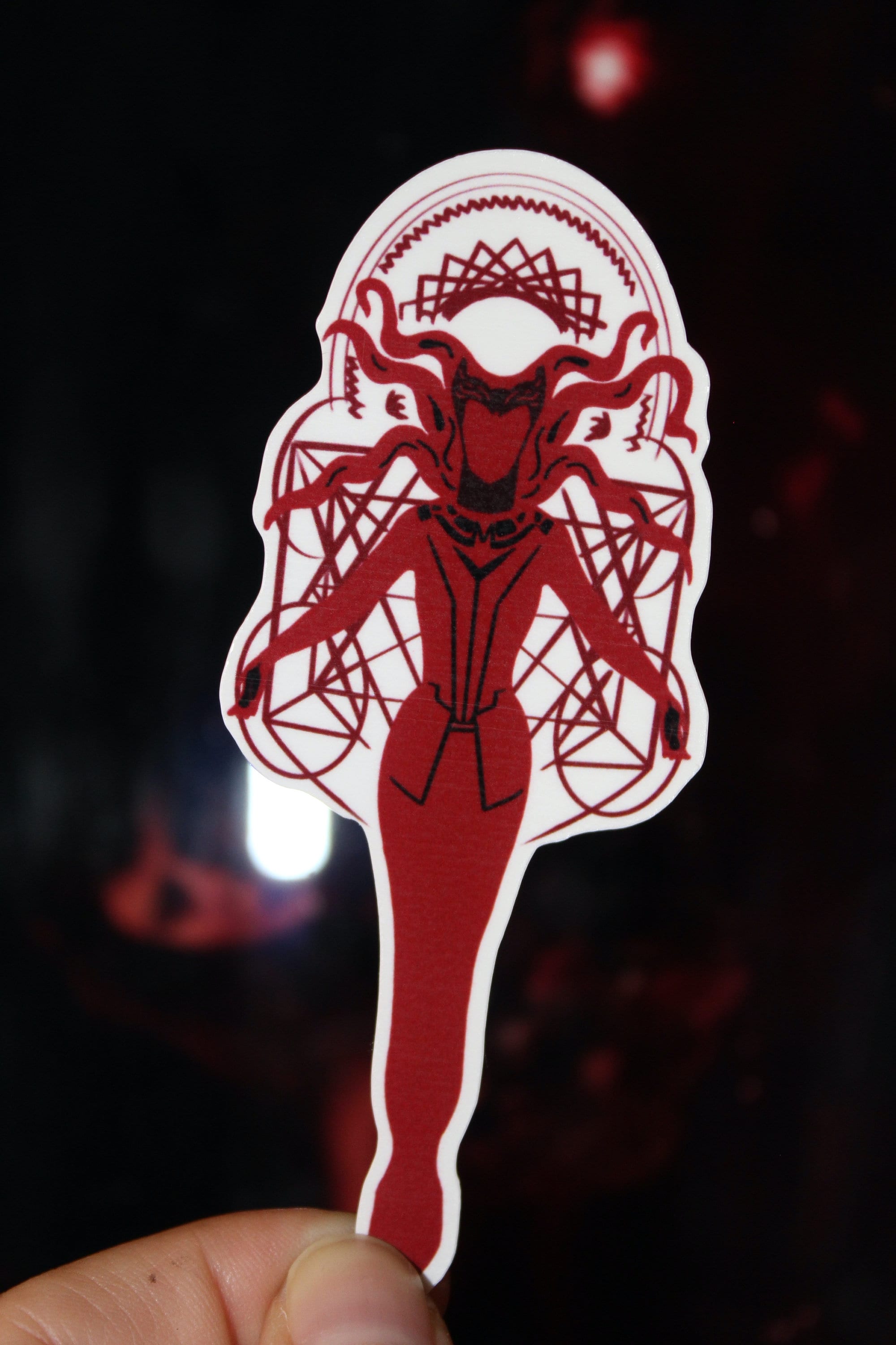 Pegatina de Scarlet Witch Darkhold - Etsy España