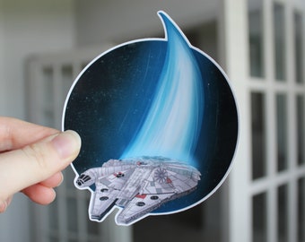 Millennium Falcon Sticker - Etsy