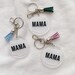 MAMA Acrylic Keychain Personalized Acrylic Keychain Mom - Etsy Canada
