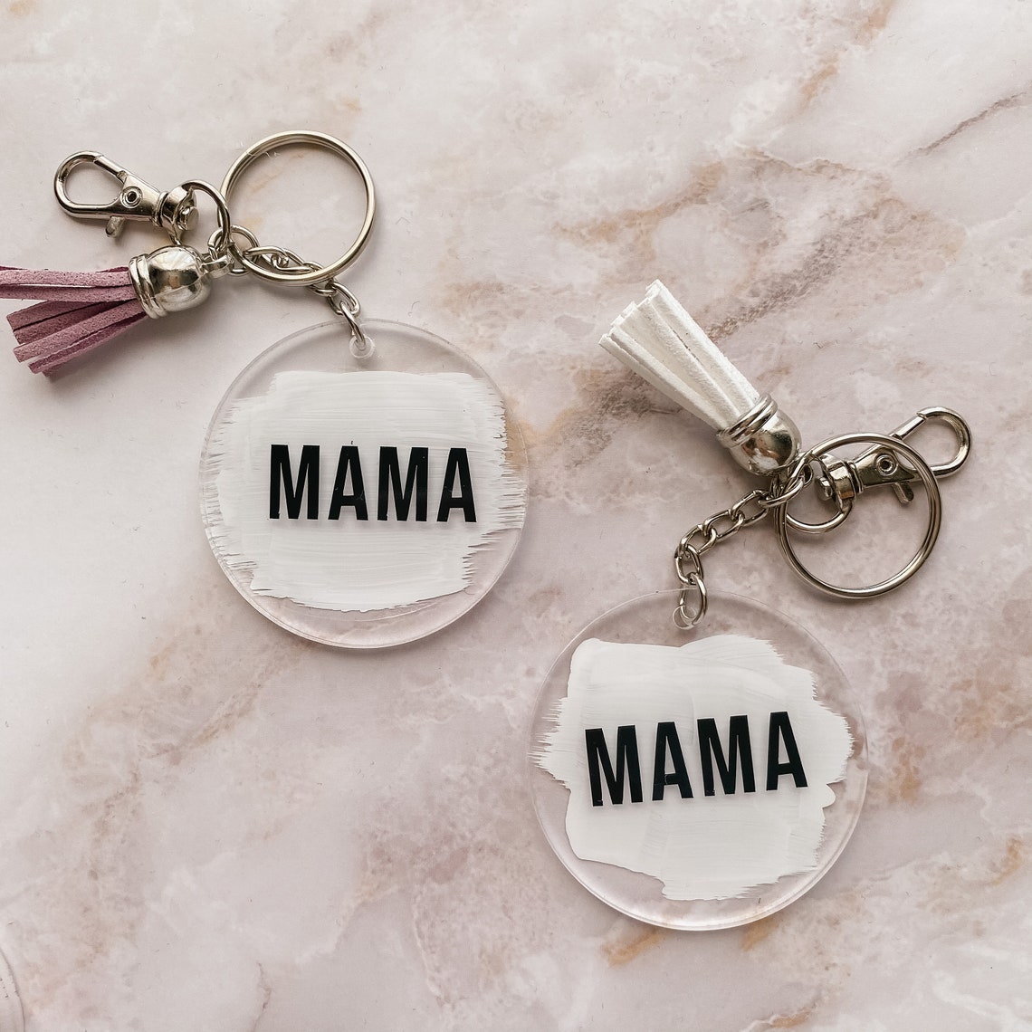 MAMA Acrylic Keychain Personalized Acrylic Keychain Mom - Etsy Canada