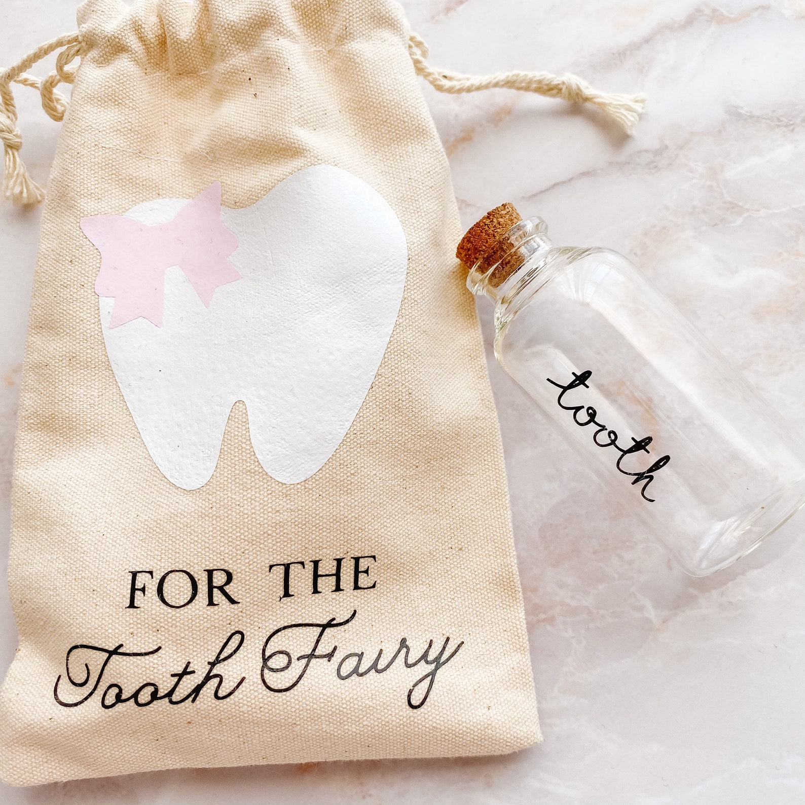Tooth Fairy Bag and Vial Tooth Fairy Pouch Keepsake Bag - Etsy