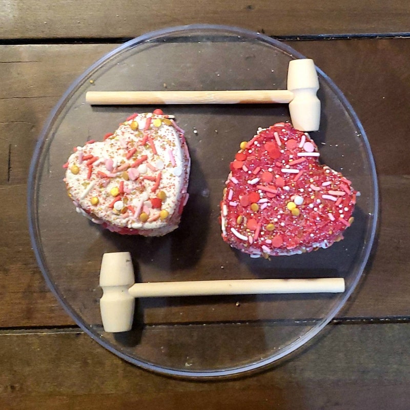 Chocolate Breakable Heart - Etsy