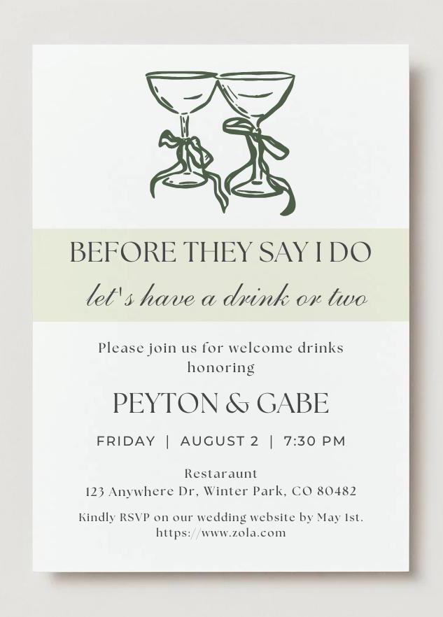 Wedding Welcome Party Invitation Template - Etsy