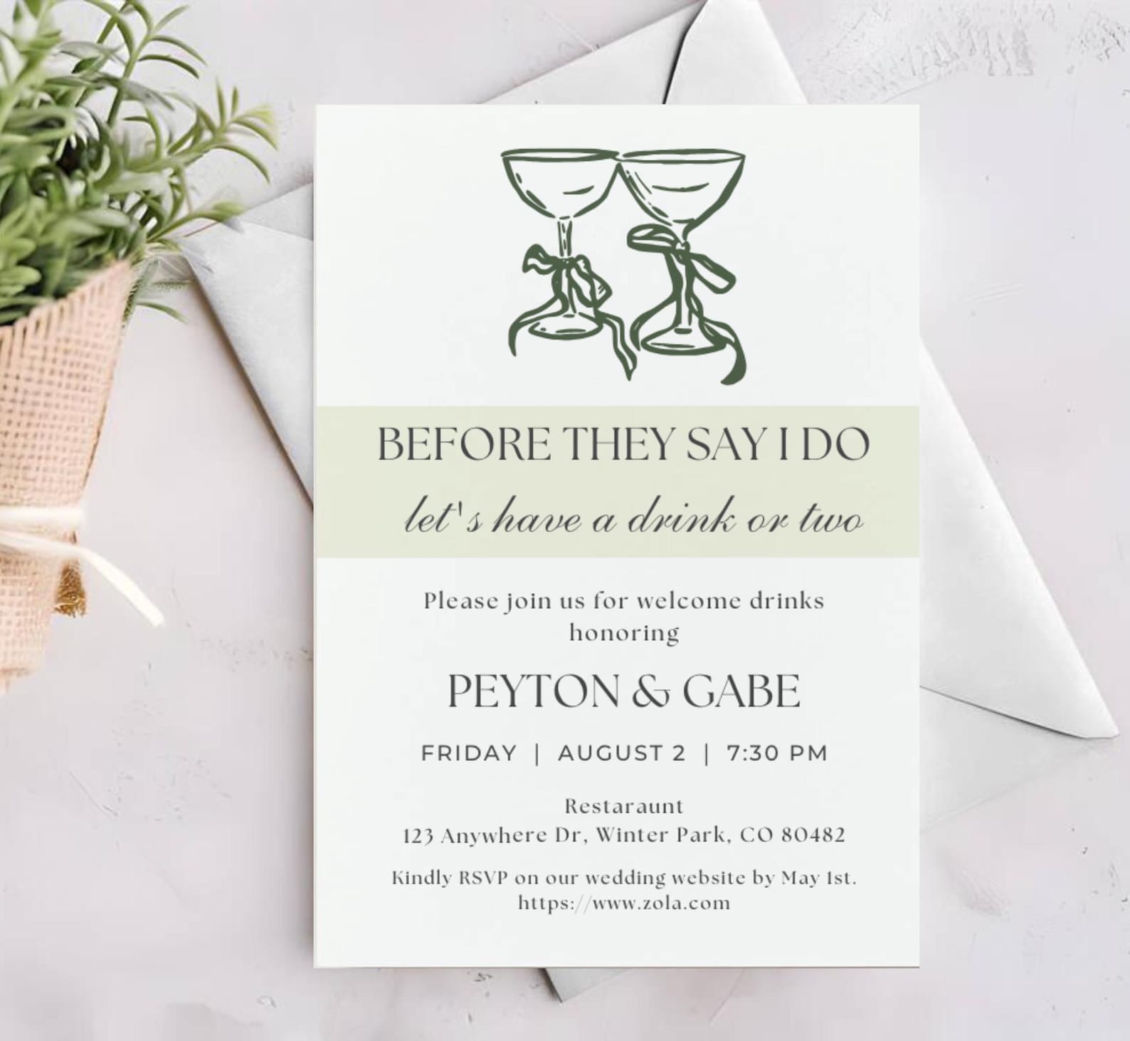 Wedding Welcome Party Invitation Template - Etsy