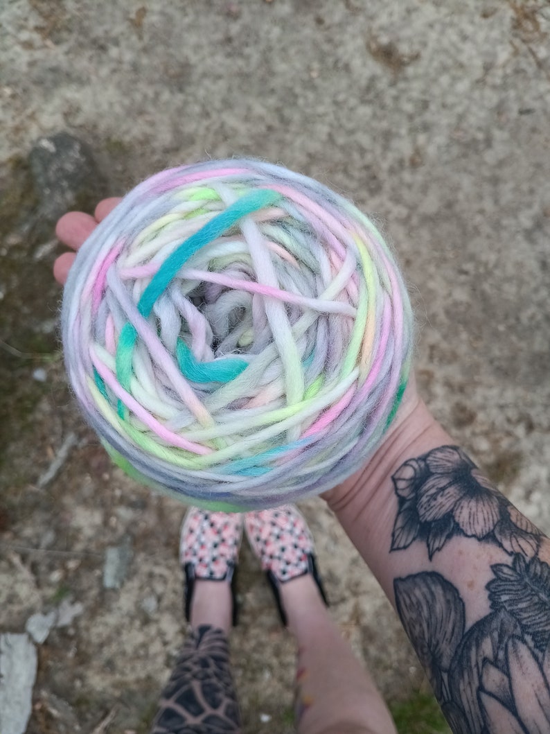 Glimmerbulky Wool Rovinghand Dyed UV Reactive - Etsy