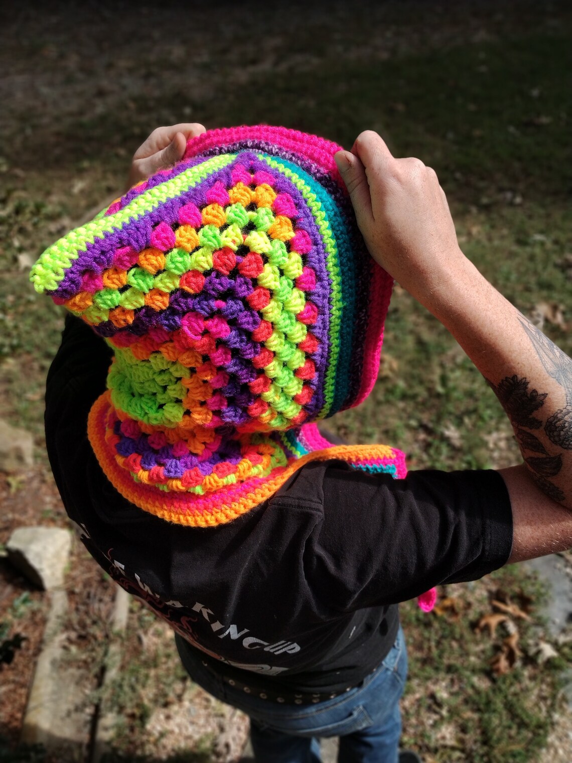 PATTERN | Granny Square Hood - Etsy
