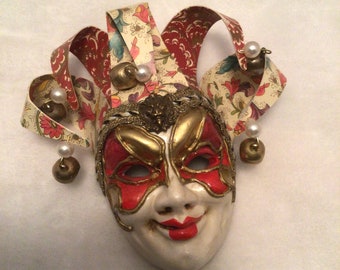 Italian Jester Mask - Etsy