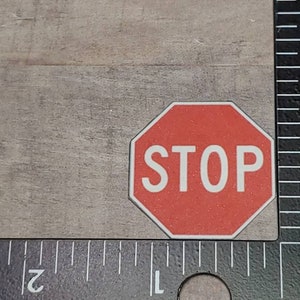 Small Scale Road Signs - Etsy