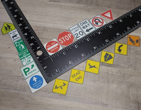 Small Scale Road Signs - Etsy