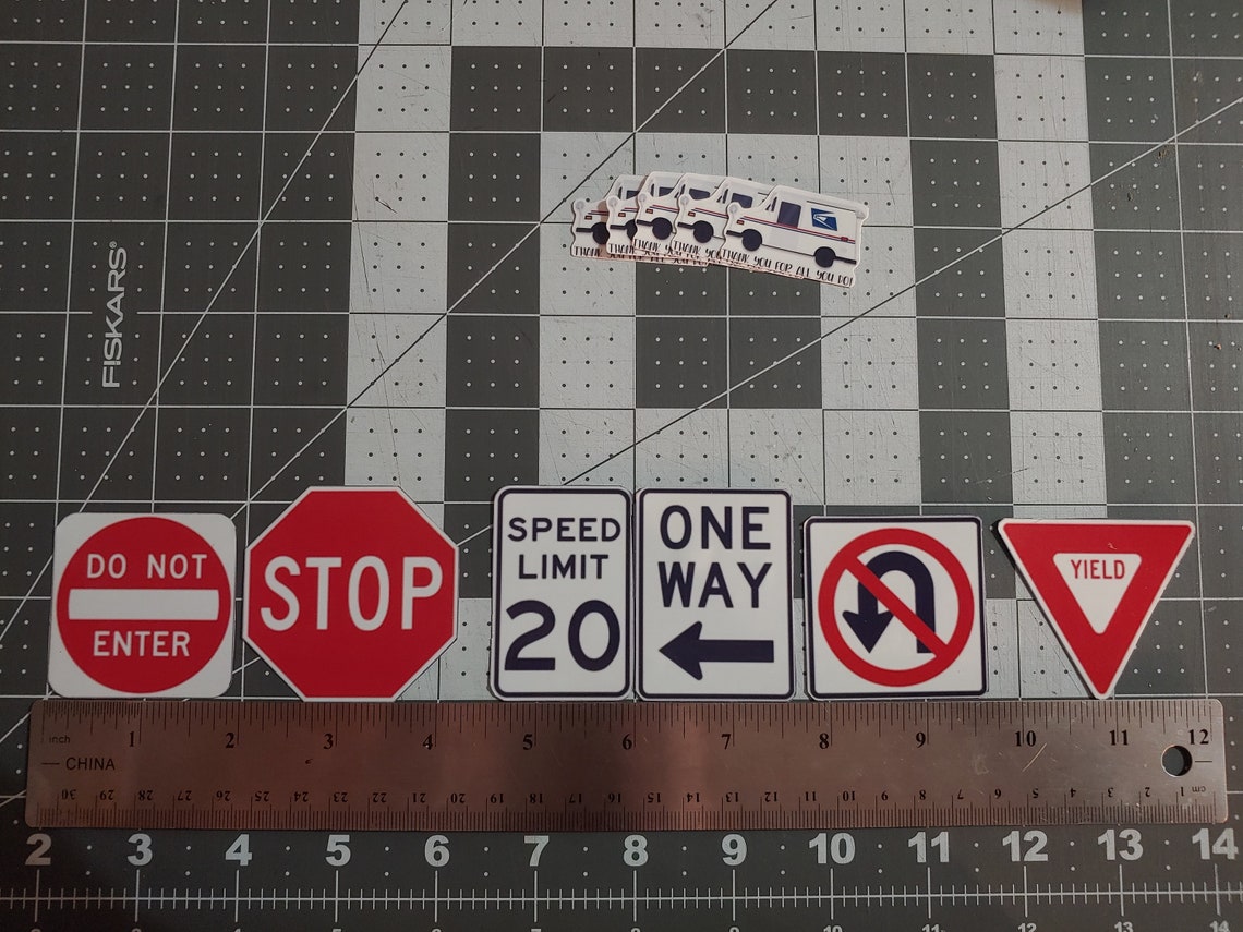 Large Scale Road Signs - Etsy