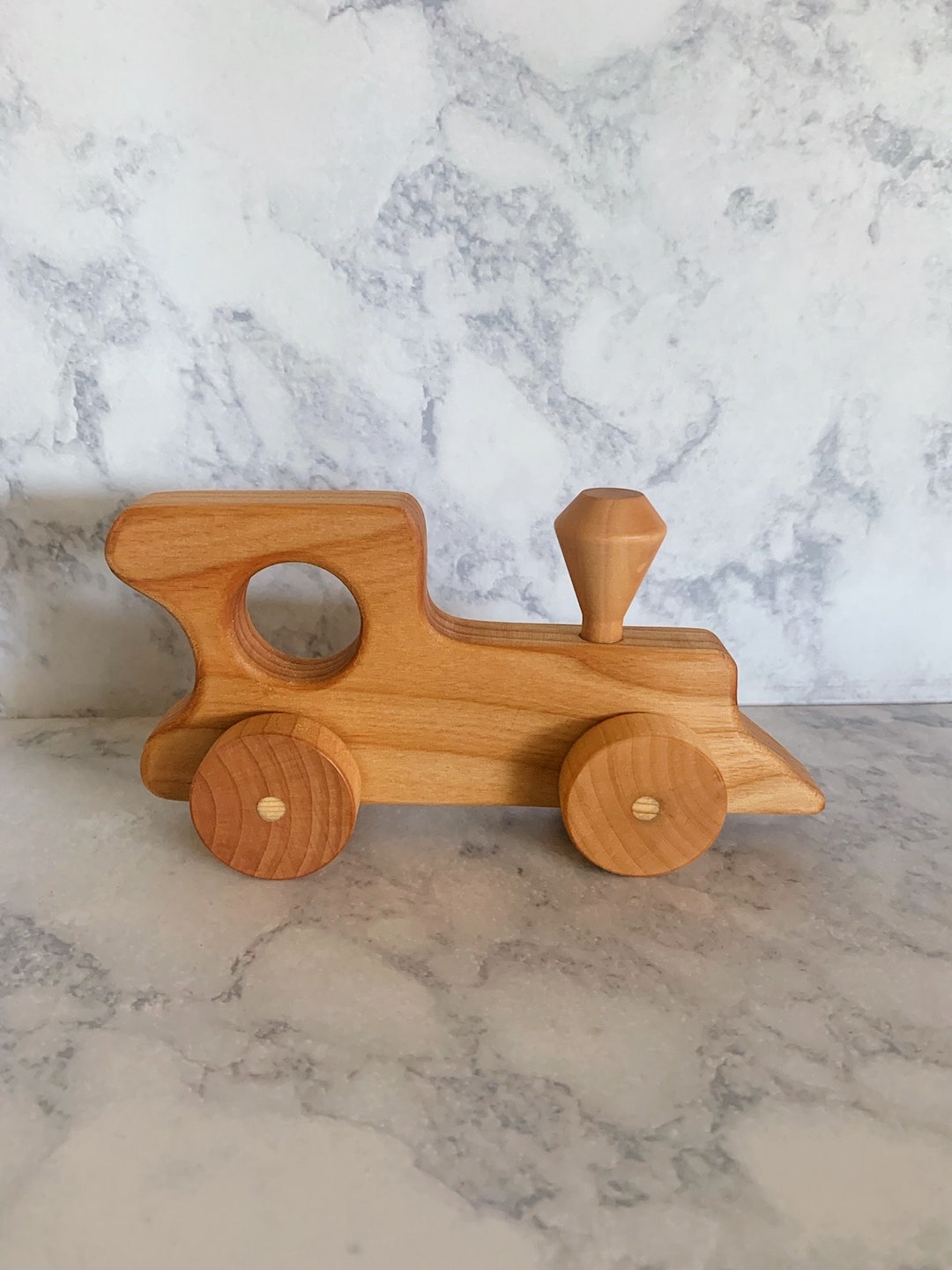 Handcrafted Wooden Train Push Toy - Etsy