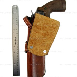 Gun Cover Pistol Holster Revolver Holder Diamond Tooled Leather Open ...