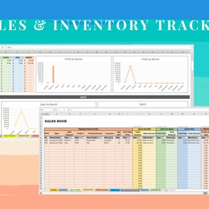 Sales & Inventory Tracker Excel Spreadsheet/template Google Sheets ...