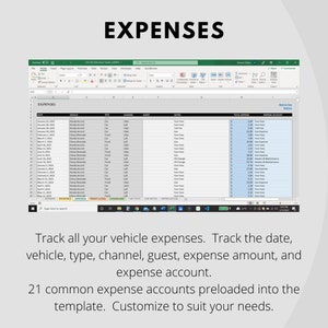 Rideshare Tracker - Excel Template - Google Sheets - Instant Download ...