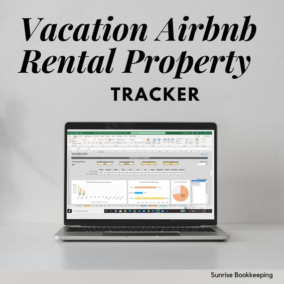 Vacation Airbnb Rental Property Tracker Excel Template - Etsy